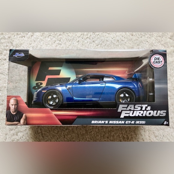 Jada Toys | Toys | Jada Toys 24 Fast Furious Brians Nissan Gtr ...